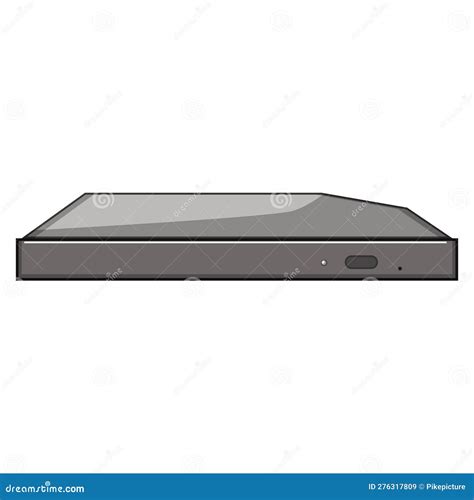 Data Dvd Drive Cartoon Vector Illustration Stock Vector Illustration