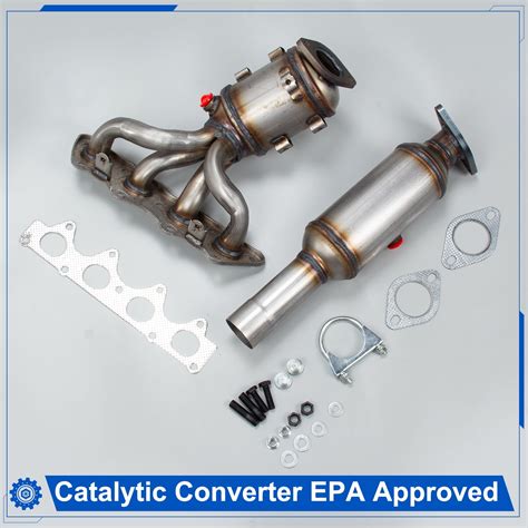 2pcs Front And Rear Manifold Catalytic Converter For Kia Soul 1 6l 2012