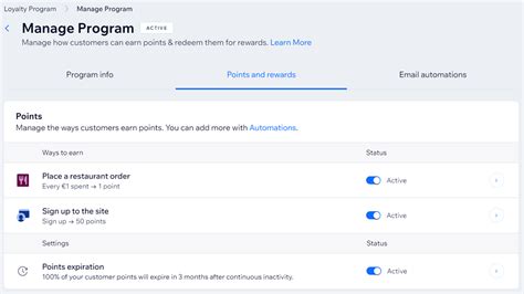 Wix Loyalty Program Adding An Expiration To Your Loyalty Points Help