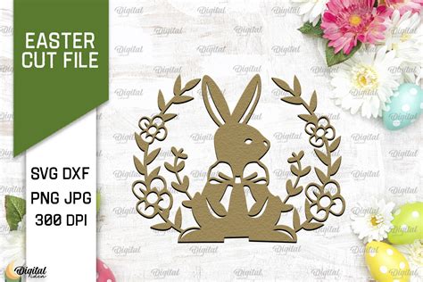 Easter Paper Cut Easter Decor Laser Cut · Creative Fabrica