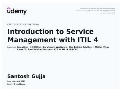 Excited To Share That Ive Completed The Introduction To Service… Santosh Kumar Gujja