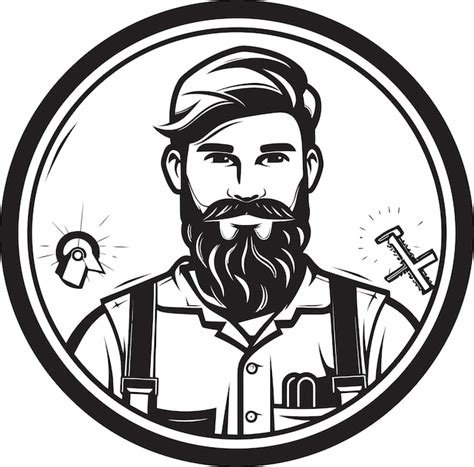 Illustrated Mastery Technician Vector In Blacktech Genius Black Vector