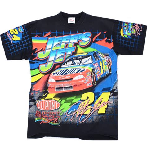 Vintage Jeff Gordon Nascar T Shirt 90s 1999 Dupont Racing For All To Envy