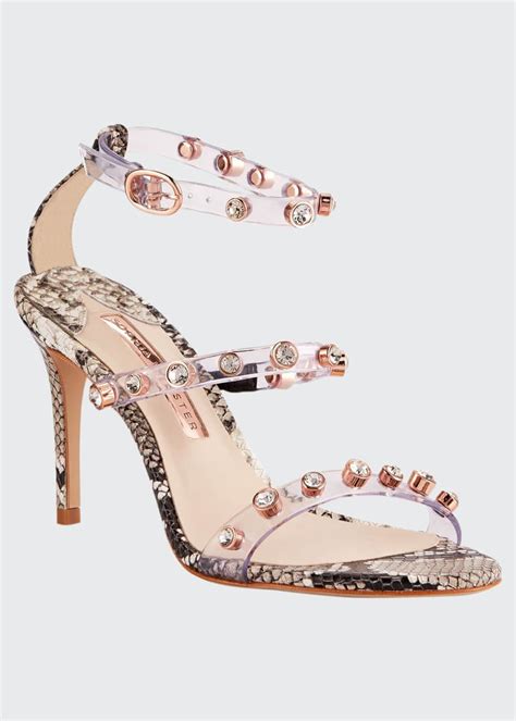 sophia webster rosalind python print sandals bergdorf goodman