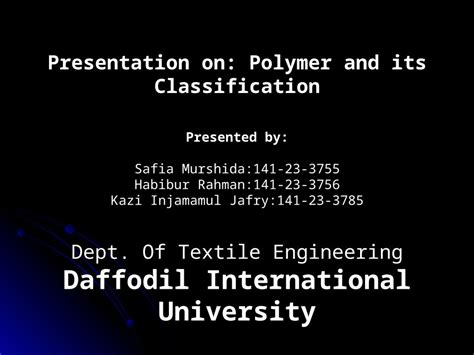 Ppt Polymer And Its Classification Dokumentips