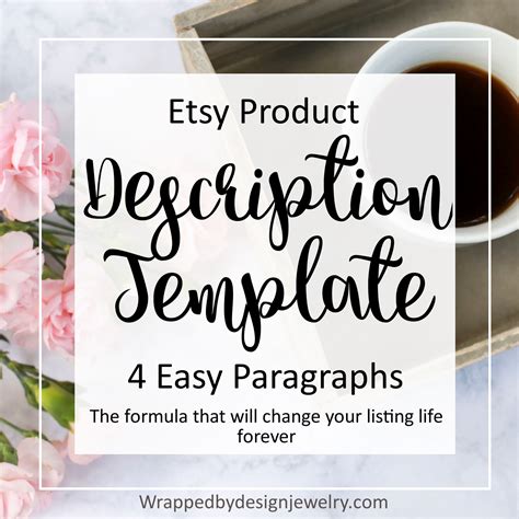 Etsy Description Template