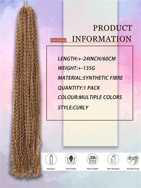 Wavy Thin Micro 3x Pre Looped Box Braid Hair 24 Inch Long Curly Zizi