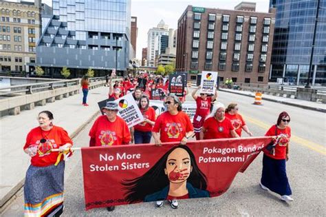 No More Stolen Sisters Hundreds March For Missing Murdered Indigenous