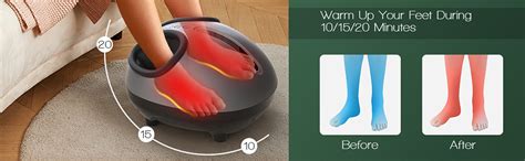 Giantex Shiatsu Foot Massager Machine With Deep Kneading Air Compression And Heat3
