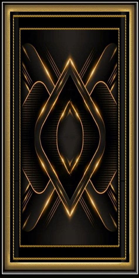 Abstract Black And Gold Wallpaper