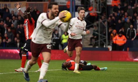 Manchester City Back On Track After 2 1 Victory Over Luton Town