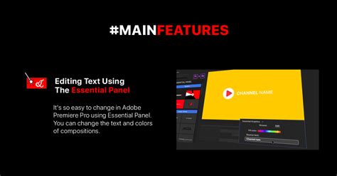 Youtube Essential After Effects Template And Premiere On Behance