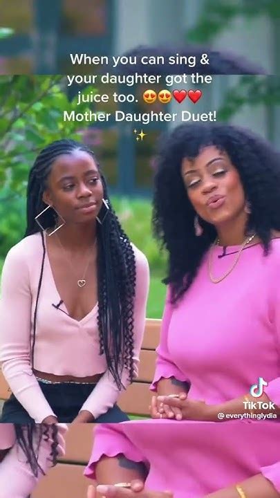 Mother And Daughter Duet 💫 Youtube