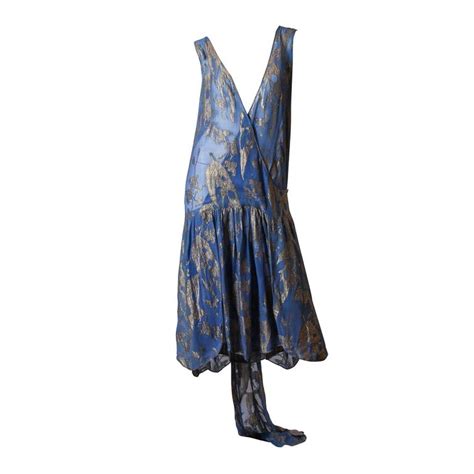 1920s Silk Lamé Dress For Sale At 1stdibs