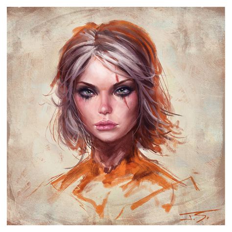 2d Art Ciri 2d Digital Digital Paintings Portraitcoolvibe