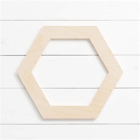 Hexagon Frame Craft Shape