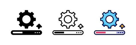 Loading Process Update System Icon 52978912 Vector Art At Vecteezy