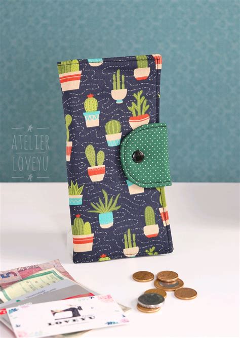 Carteira Cactos Loja Atelier Loveyu Elo7 Produtos Especiais