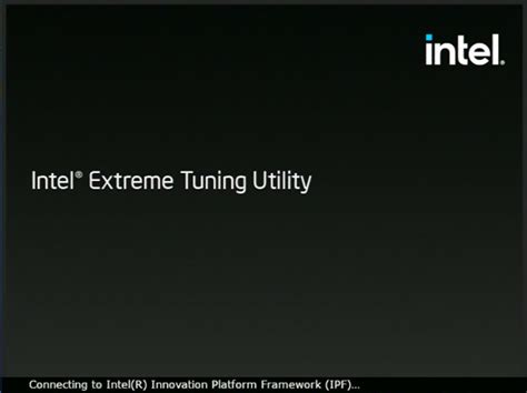 Intel® Extreme Tuning Utility Intel® Xtu Screen