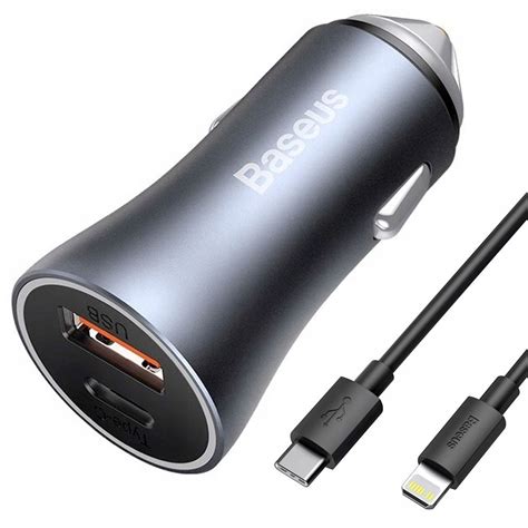 Baseus Szybka Ładowarka Samochodowa Usb Cusb 40w 12435921355