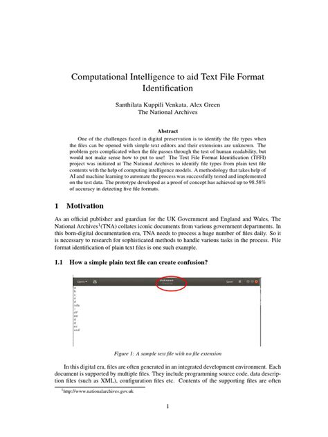 Computational Intelligence To Aid Text F Pdf Artificial Neural Network Statistical