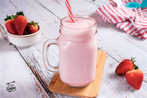 Smoothie De Fresas Receta Sana Fácil Y Rápida