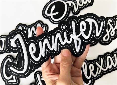 Custom Name Patch Iron On Patch Patch For Jackets Large Embroidered