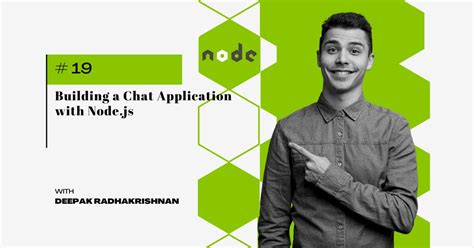 deepak radhakrishnan on linkedin building a chat application with node js