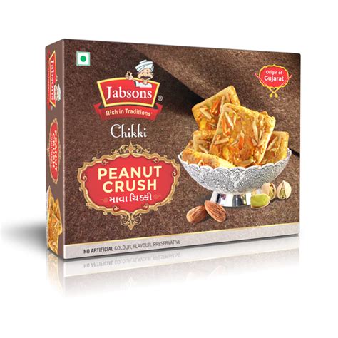 Jabsons Chikki Peanut Crush 400g