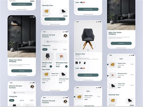 Furniture App Ui Design Behance