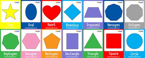 Parallelogram Shape Flashcard Flashcards Shapes Flashcards Math For