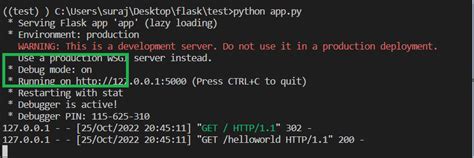 How To Run A Flask Application Geeksforgeeks