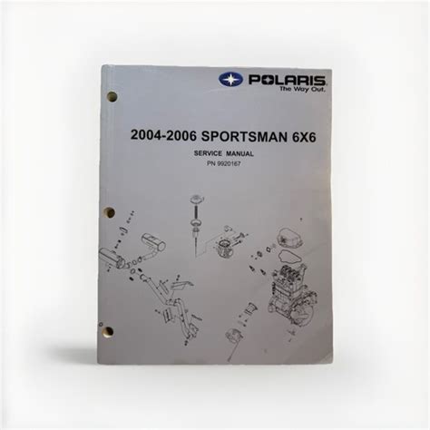 Polaris Sportsman 500 2004 2006 Oem Atv Shop Service Repair Manual