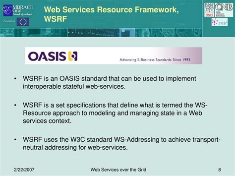 Ppt Web Services Over The Grid Wsrf Powerpoint Presentation Free