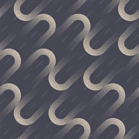 Premium Vector Dynamic Graphic Fashionable Seamless Pattern Vector Dot Work Abstract Background