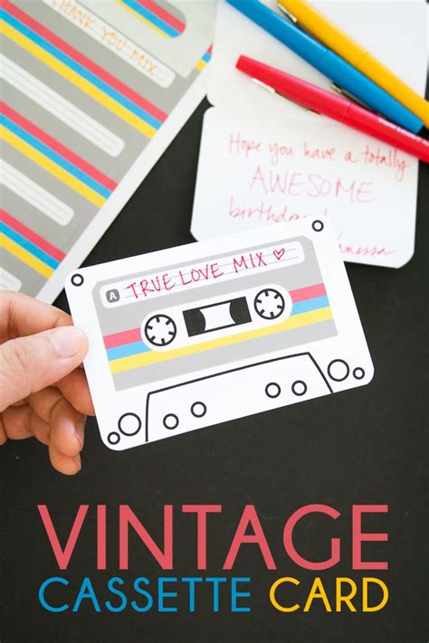 Cassette Template Free Printable