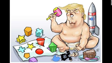 Trump At 100 Days Cartoon Views From Around The World