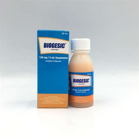 Biogesic 250mg 5ml Suspension Orange Mm