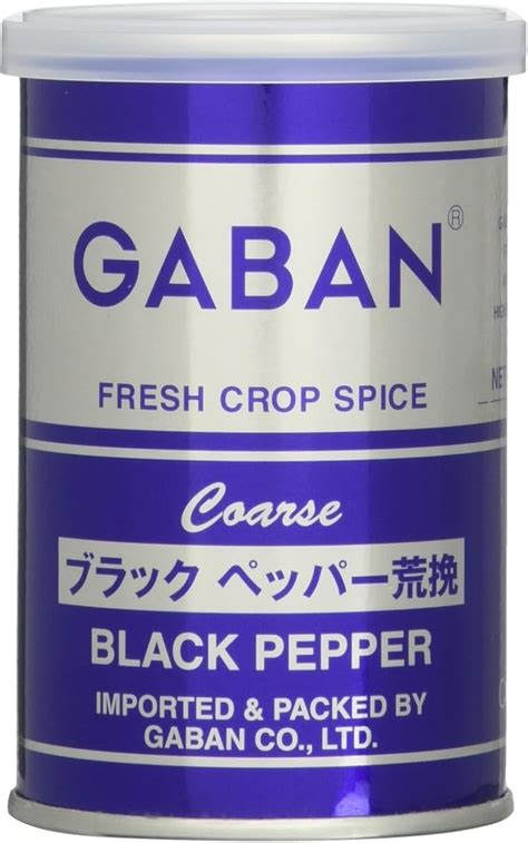 Amazon Gaban ブラックペッパー荒挽 65g Gabanギャバン コショウ 通販