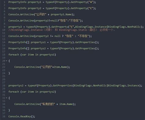 专栏作家 C 反射入门篇PropertyInfo 发现属性 dotnet