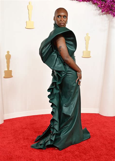 Cynthia Erivo Wore A Very Elphaba Coded Manicure To The 2024 Oscars