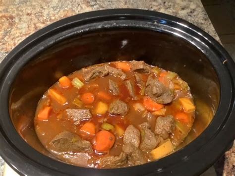 Recette de cubes de boeuf à la mijoteuse Recettes du Québec Food