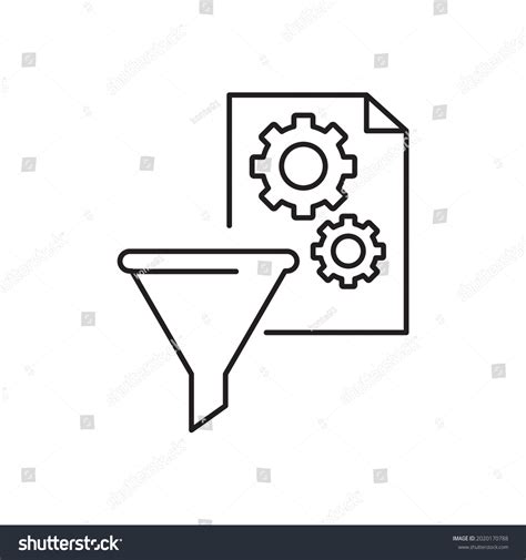 Setting Icons Symbol Vector Elements Infographic Stock Vector Royalty
