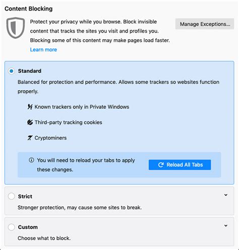 firefox now blocks third party tracking cookies cryptomining scripts