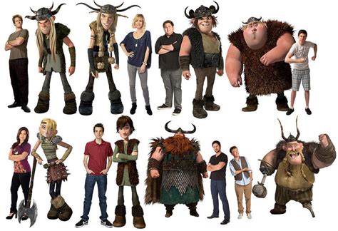 Httyd Characters Voiceactors By Rhodestwins On Deviantart