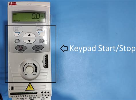 ABB ACS150 Drive VFD Local Control Start Stop Click2Electro