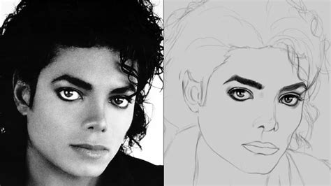 Drawings Of Michael Jackson Face
