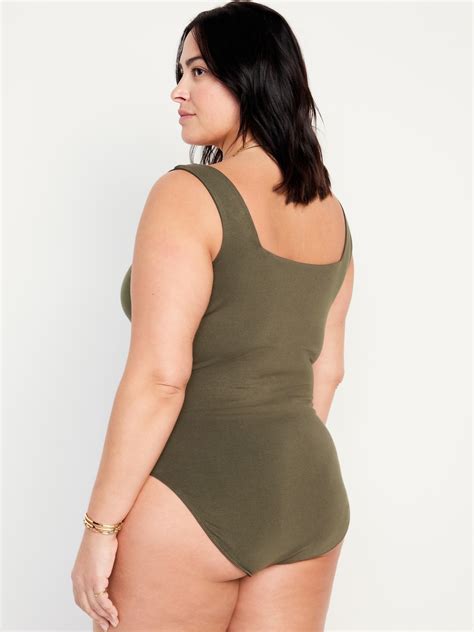 Square Neck Tank Top Bodysuit Old Navy