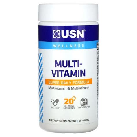 USN, Мультивитамины для ежедневного применения, 60 таблеток – отзывы ...
