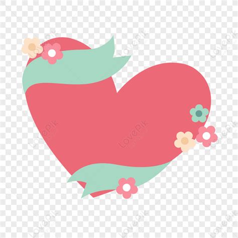 귀여운 발렌타인 레드 하트 일러스트 장식농담사랑에 Png 일러스트 무료 다운로드 Lovepik
